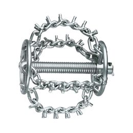 Rothenberger Kettenschleuderkopf mit Spikes, 4 Ketten und Ring, 22 mm (72285)