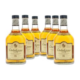 Dalwhinnie Distillery 6 x Dalwhinnie 15 Jahre Whisky Kombi (43 % vol. 4,2 Liter)