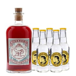 Monkey 47 Sloe Gin & Thomas Henry Tonic Set (47 % vol. 1,5 Liter)