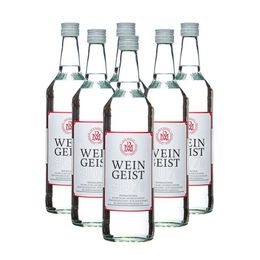 Fein-Brennerei Prinz 6 x Alm Mand&rsquo;l Weingeist 96 % Vol. (96 % Vol. 6 Liter)