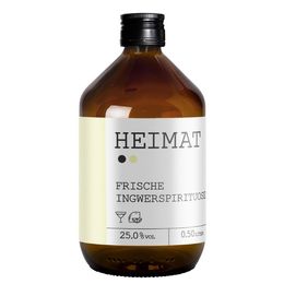 Heimat Ingwerspirituose (25 % vol 0,5 Liter)