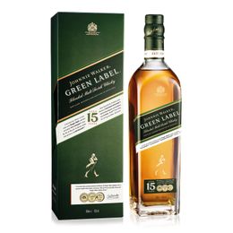 Johnnie Walker Green Label Whisky (43 % vol. 0,7 Liter)