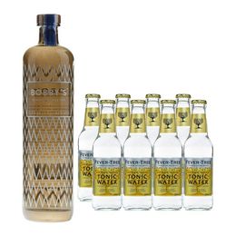 Bobby&rsquo;s Dry Gin & 8 x Fever-Tree Indian Tonic Water (42 % Vol. 2,3 Liter)