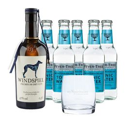 windspiel manufaktur Windspiel Gin & Fever-Tree Tonic Set (47 % vol. 1,5 Liter)