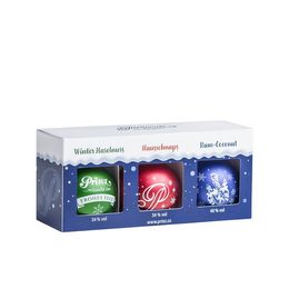Fein-Brennerei Prinz Prinz Christbaumkugeln Geschenkset 3 x 4cl (34 - 40 % Vol. 0,12 Liter)
