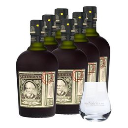 6 x Botucal Reserva Exclusiva Rum + Glas (40 % vol. 4,2 Liter)