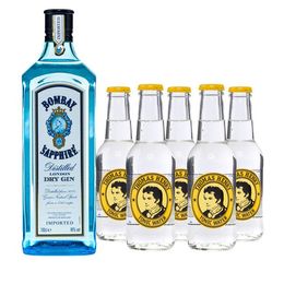 Bombay Sapphire Gin & Thomas Henry Tonic Set (40 % vol. 2 Liter)