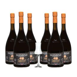 6 x FASSBIND Alte Aprikose - Vieil Abricot (40% vol 4,2 Liter)