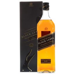Johnnie Walker Black Label 12 Jahre Blended Scotch Whisky (40 % vol. 1 Liter)