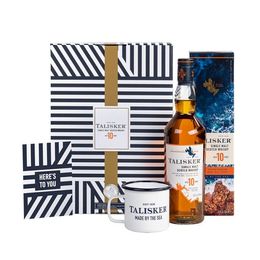 Talisker Distillery Talisker 10 Jahre Whisky Geschenkset mit Becher & Karte (45,8 % Vol. 0,7 Liter)