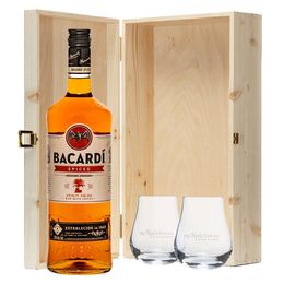 Bacardi Geschenkset Spiced (35 % Vol. 1 Liter)