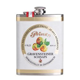 Fein-Brennerei Prinz Prinz Flachmann Gravensteiner Schnaps (40 % Vol. 0,2 Liter)