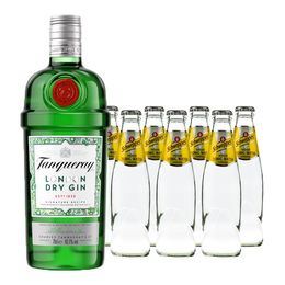 Tanqueray London Dry Gin & Schweppes Indian Tonic Set (43,1 % vol. 2,1 Liter)