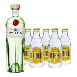 Tanqueray No. 10 Gin & Goldberg Tonic Set (47,3 % vol. 1,9 Liter)