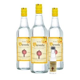 Fein-Brennerei Prinz 3 x Prinz Birnerla + gratis Miniatur (34 % Vol. 3 Liter)