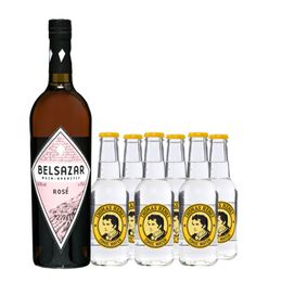Belsazar Ros&eacute; Tonic Set + 6 x Thomas Henry Tonic Water (14,5 % Vol. 1,95 Liter)