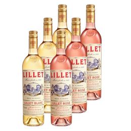 Lillet 6er Set - Blanc & Rose (17 % vol. 4,5 Liter)