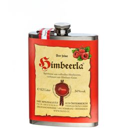 Fein-Brennerei Prinz Prinz Flachmann Himbeerla (34 % Vol. 0,2 Liter)