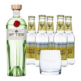 Tanqueray No. 10 Gin & Fever-Tree Tonic Set (47,3 % vol. 1,7 Liter)