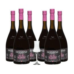 6 x FASSBIND Alte Himbeere - Vieille Framboise (40% vol 4,2 Liter)