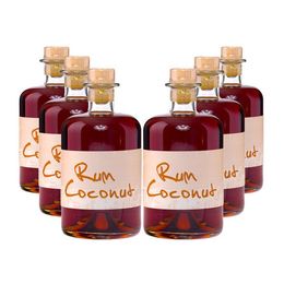 Fein-Brennerei Prinz 6 x Prinz Rum-Coconut Lik&ouml;r mit Inl&auml;nderrum (40% vol 3 Liter)