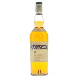 CRAGGANMORE 12 Jahre Single Malt Whisky 0,7 l (40 % vol. 0,7 Liter)