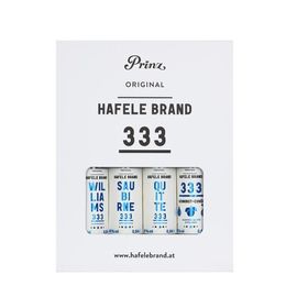 Fein-Brennerei Prinz Prinz Geschenkset Hafele Brand 333 &bdquo;Erlesene Kernfr&uuml;chte&ldquo; (45 % Vol. 0,16 Liter)