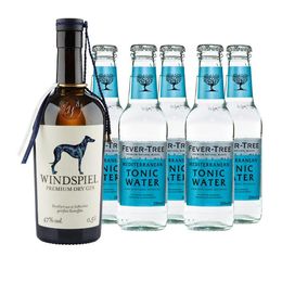 windspiel manufaktur Windspiel Gin & Fever-Tree Tonic Set (47 % vol. 1,5 Liter)
