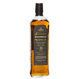 Bushmills 21 Jahre Single Malt Irish Whiskey (40 % Vol. 0,7 Liter)