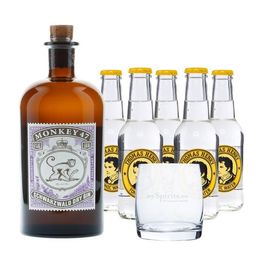 Monkey 47 Dry Gin & Thomas Henry Tonic Set (47 % vol. 1,5 Liter)