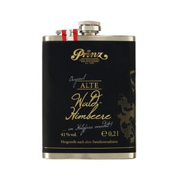 Fein-Brennerei Prinz Prinz Flachmann Alte Wald-Himbeere (41 % Vol. 0,2 Liter)