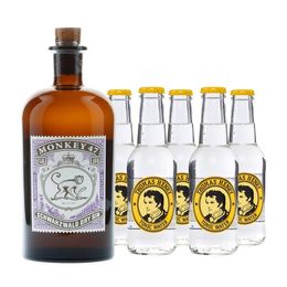Monkey 47 Dry Gin & Thomas Henry Tonic Set (47 % vol. 1,5 Liter)