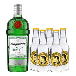 Tanqueray London Dry Gin & Thomas Henry Tonic Set (43,1 % vol. 1,9 Liter)