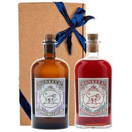 Geschenkset: Monkey 47 Dry Gin + Monkey 47 Sloe Gin (29 & 47 % Vol. 1 Liter)