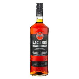 Bacardi Carta Negra Superior Black Rum (37,5 % vol. 1 Liter)