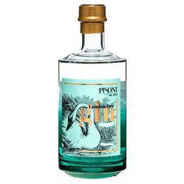 Pisoni 7 Laghi London Dry Gin (45 % vol 0,7 Liter)
