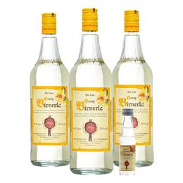 Fein-Brennerei Prinz 3 x Prinz Honig Birnerla + gratis Miniatur (34 % Vol. 3 Liter)