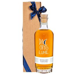 Marzadro Geschenk-Set Grappa Stravecchia Le Diciotto Lune (41 % vol. 0,7 Liter)