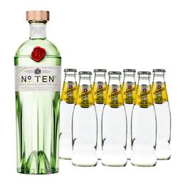 Tanqueray No. 10 Gin & Schweppes Indian Tonic Set (47,3 % vol. 2,1 Liter)