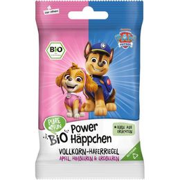 Kindersnack Power H&auml;ppchen Vollkorn-Haferriegel Apfel, Himbeeren & Erdbeeren, ab 12 Monaten PURE & FUN