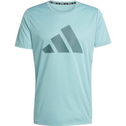 Adidas Run it Funktionsshirt Herren - Gr&ouml;&szlig;e XXL - gr&uuml;n