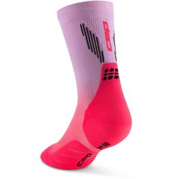 CEP Core Run Mid Socken Damen - Gr&ouml;&szlig;e 40-43 - rosa