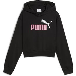 Puma ESSENTIALS 2 COLOR Hoodie M&auml;dchen - Gr&ouml;&szlig;e 164 - schwarz
