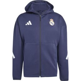 Adidas Real Madrid 25/26 Trainingsjacke Herren - Gr&ouml;&szlig;e XXL - blau