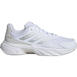Adidas CourtJam Control 3 W CL Tennisschuhe Damen - Gr&ouml;&szlig;e 39 1/3 - wei&szlig;
