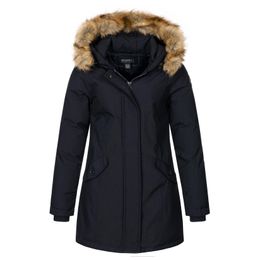 Geographical Norway Winterjacke Mantel mit Kapuze Regular Fit
