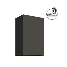 K&uuml;chen-Preisbombe K&uuml;chen H&auml;ngeschrank 45 K&uuml;che ARIA Graphite matt K&uuml;chenzeile Anti Fingerprint