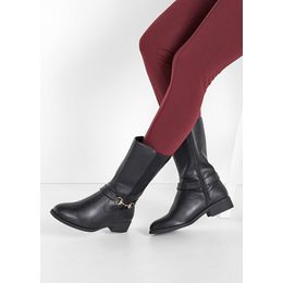 bonprix Stiefel, schwarz