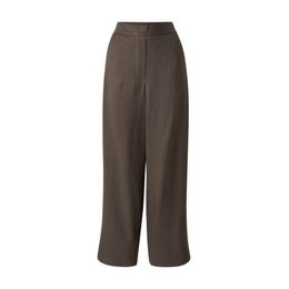 Topshop Pleat-Front Pants female Brown size 14