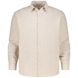 Jack & Jones Gro&szlig;e Gr&ouml;&szlig;en Jack&Jones Freizeithemd mit Leinen Farbe beige Gr&ouml;&szlig;e: 5XL